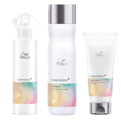 WELLA Kit Colormotion Pre Color Treatment 185ml + WELLA Colormotion ...