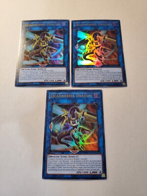 Yugioh - Quadborrel Dragon SDRR-EN043 NM 1st ed Ultra Rare x3 | eBay.de