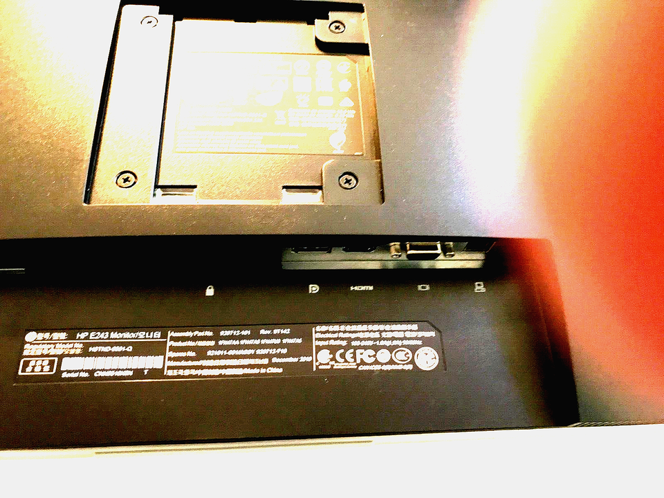 HP EliteDisplay E243, 23.8 inch Monitor +Keyboard , in original box. | eBay