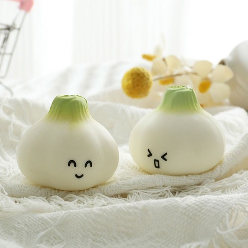 Garlic Garlic Squeeze Toy PU Food Pinch Music Toys Children Toys ...