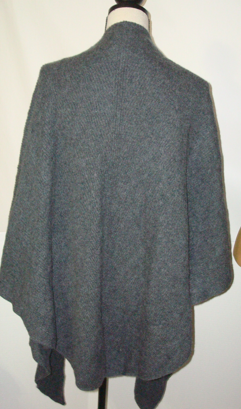 NWT New Womens OS 1X 2X 3X Wrap Plus 100% Cashmere Cape Cardigan ...