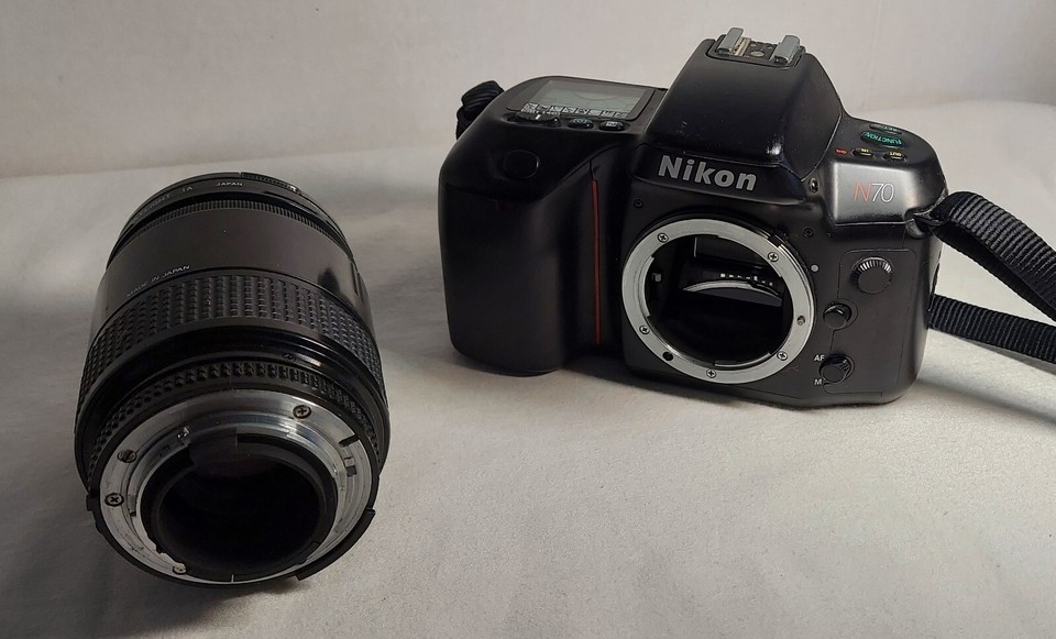 Nikon N70 35mm SLR Film Camera w/ Nikon Nikkor 28-85mm F3.5-4.5 Lens ...