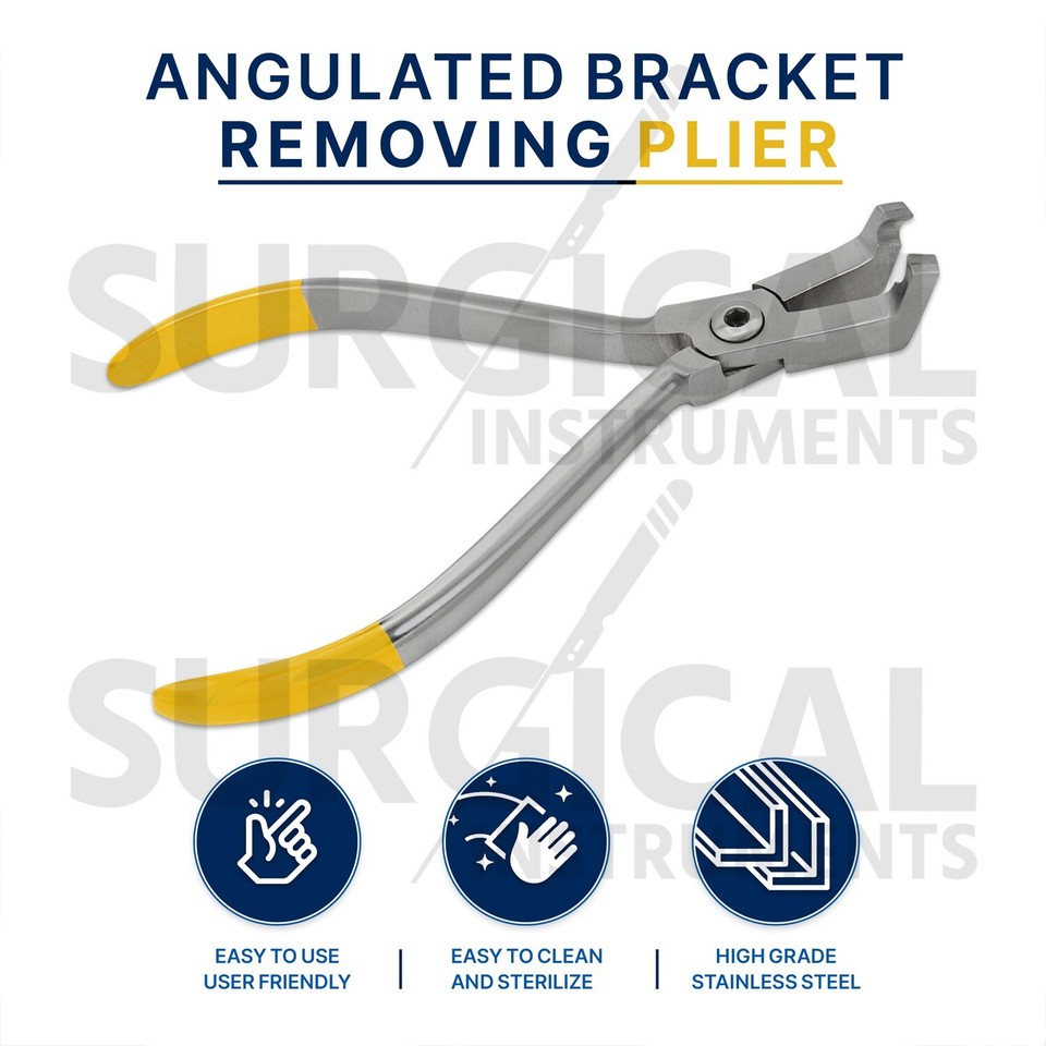 T/C Angulated Bracket Remover Plier 5.25″ Orthodontic Instrument German ...