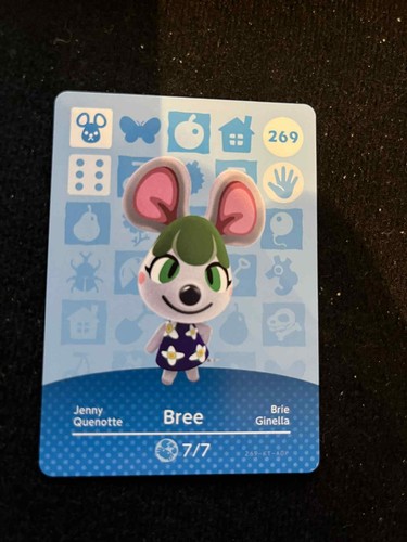 Carte Amiibo Animal Crossing 269 Bree | eBay