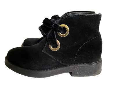 RUPERT SANDERSON LESTER BLACK SUEDE ANKLE BOOTS 37 | eBay UK