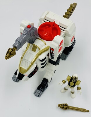 Imaginext Power Rangers White Ranger & Tigerzord Power Rangers Fisher ...