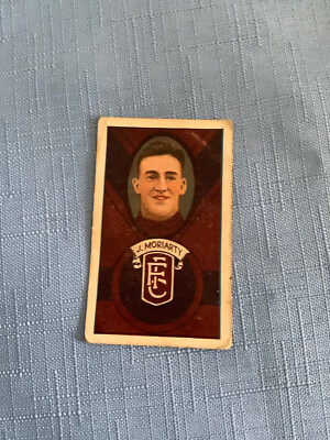 Turf Carreras 1933 VFL Football Card Fitzroy J.Moriaty | eBay Australia