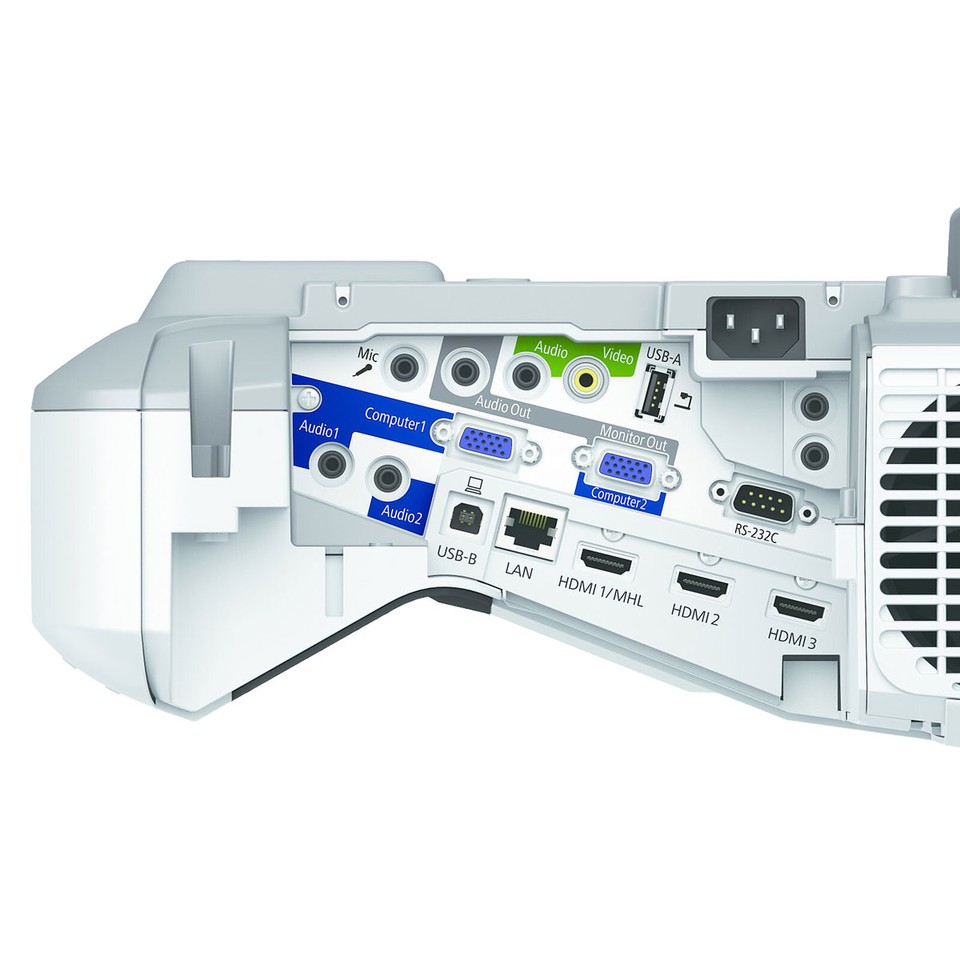 Epson PowerLite 680 XGA 3500 Lumens Short-throw LCD Projector - White ...