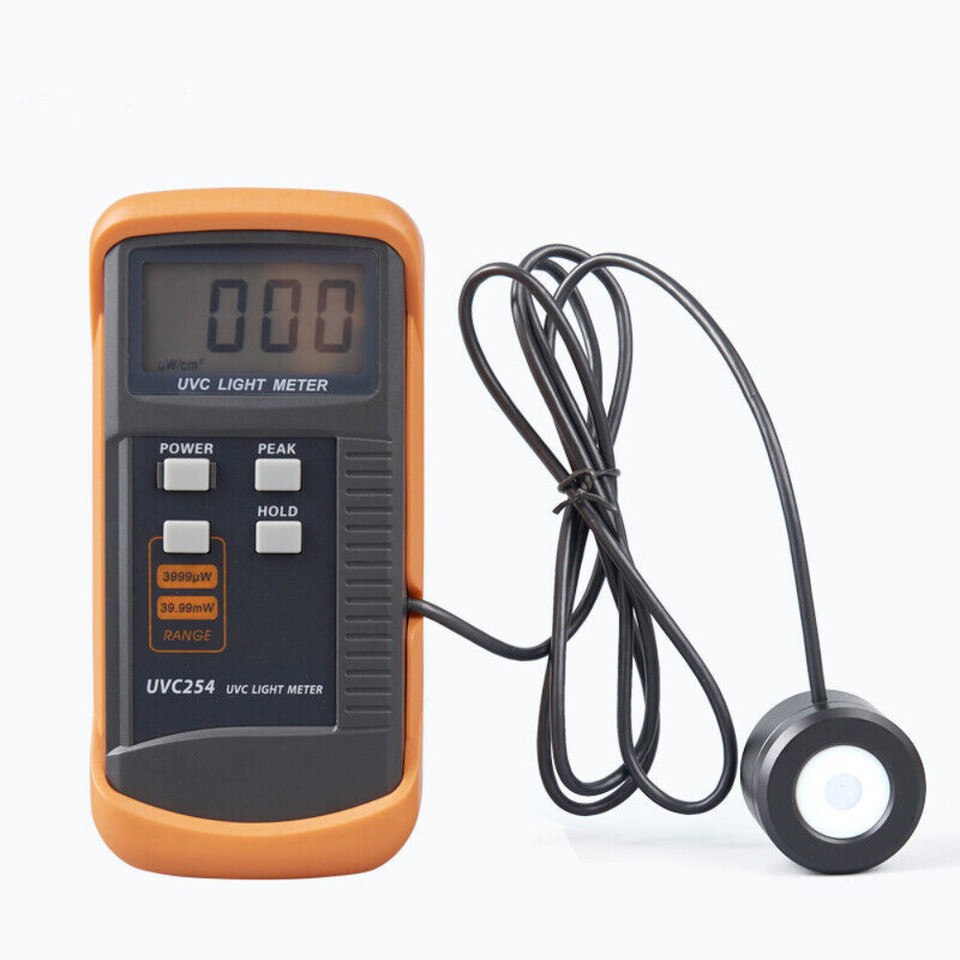 UVC254 UVC Light Meter UV Meter Measurement UV Radiation Intensity ...