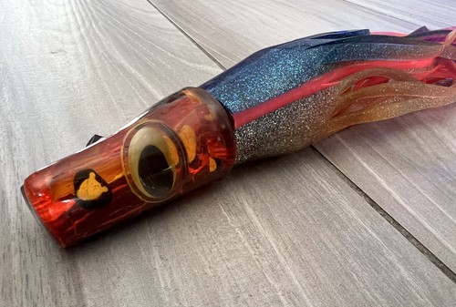 Vintage Headlock Lures Big Game Marlin Fishing Trolling Lure 12 in Made ...