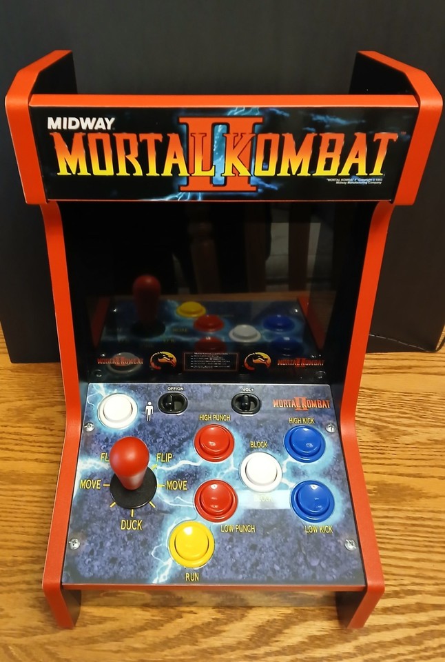 Arcade 1 Up Mortal Kombat 2 Countercade II EXCELLENT CONDITION WITH BOX ...