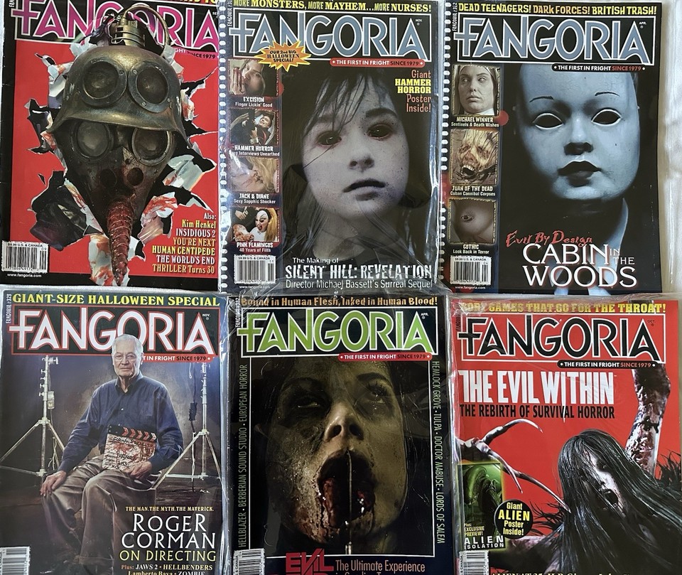 FANGORIA lot Of 12 RARE issues - Horror Magazines Like New! OOP | eBay