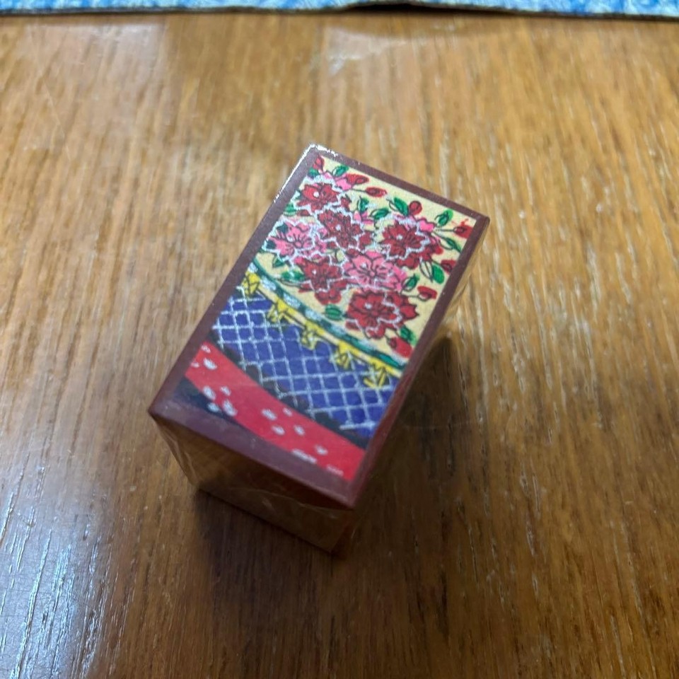 Hanafuda hand-printed by Matsui Tengudo Presented in a Paulownia Wood ...