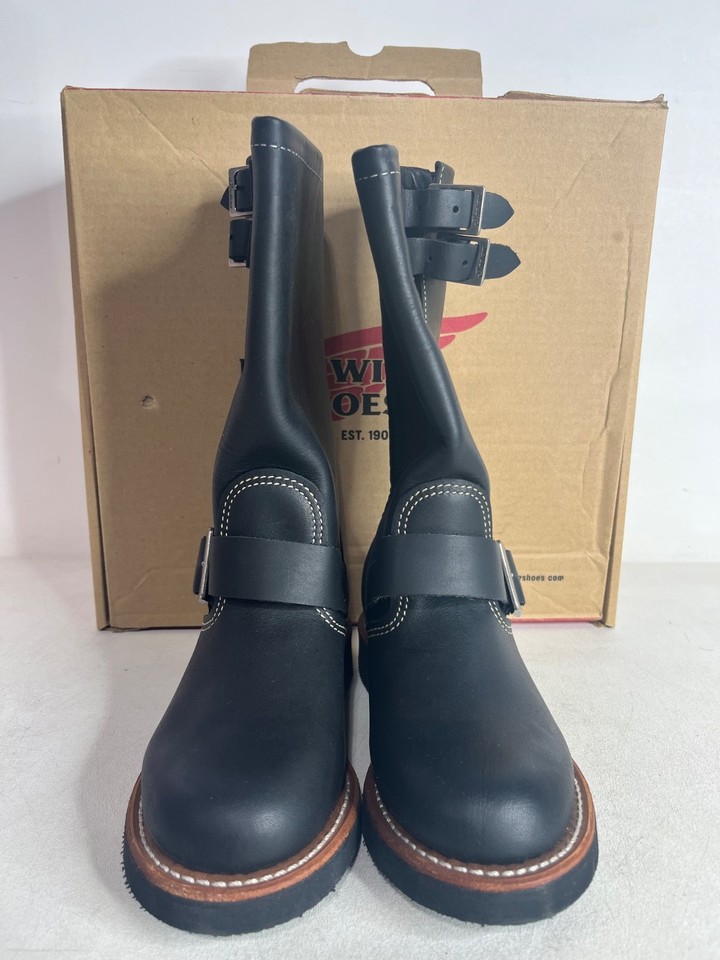 Red Wing Shoes Indian Motorcycle Connelly Black Engineer Boots US 5B ...