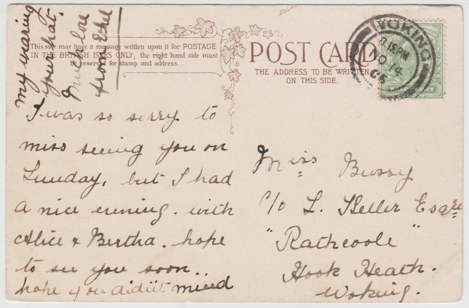 Art card posted 1905, rural scene, C. W. Faulkner, Series 392 | eBay