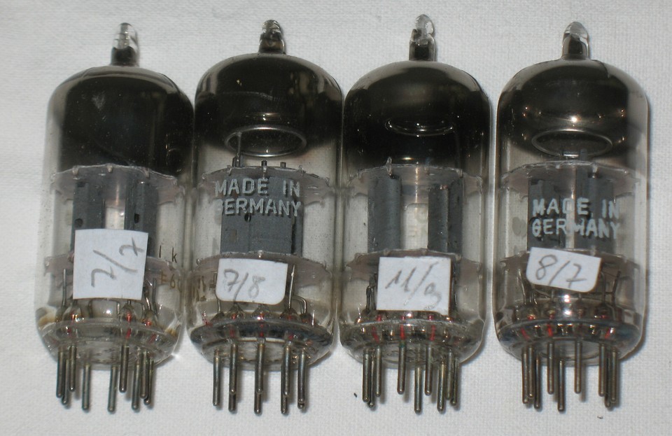 4x Tube Siemens ECC81 Ecc 81 12AT7 Audio Tubes tested good emmision | eBay