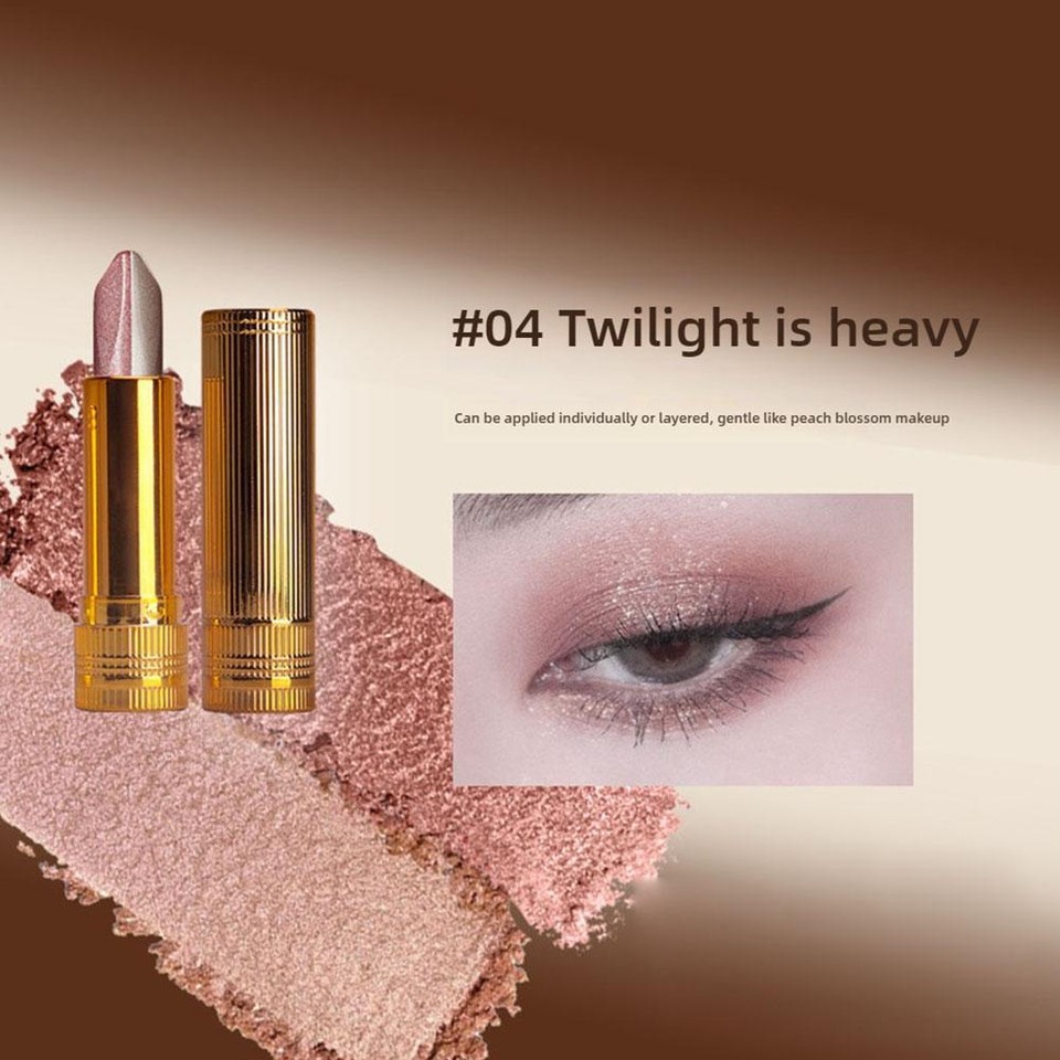 Gradient Dual Color Eyeshadow Stick Waterproof Long-lasting Eye Shadow ...