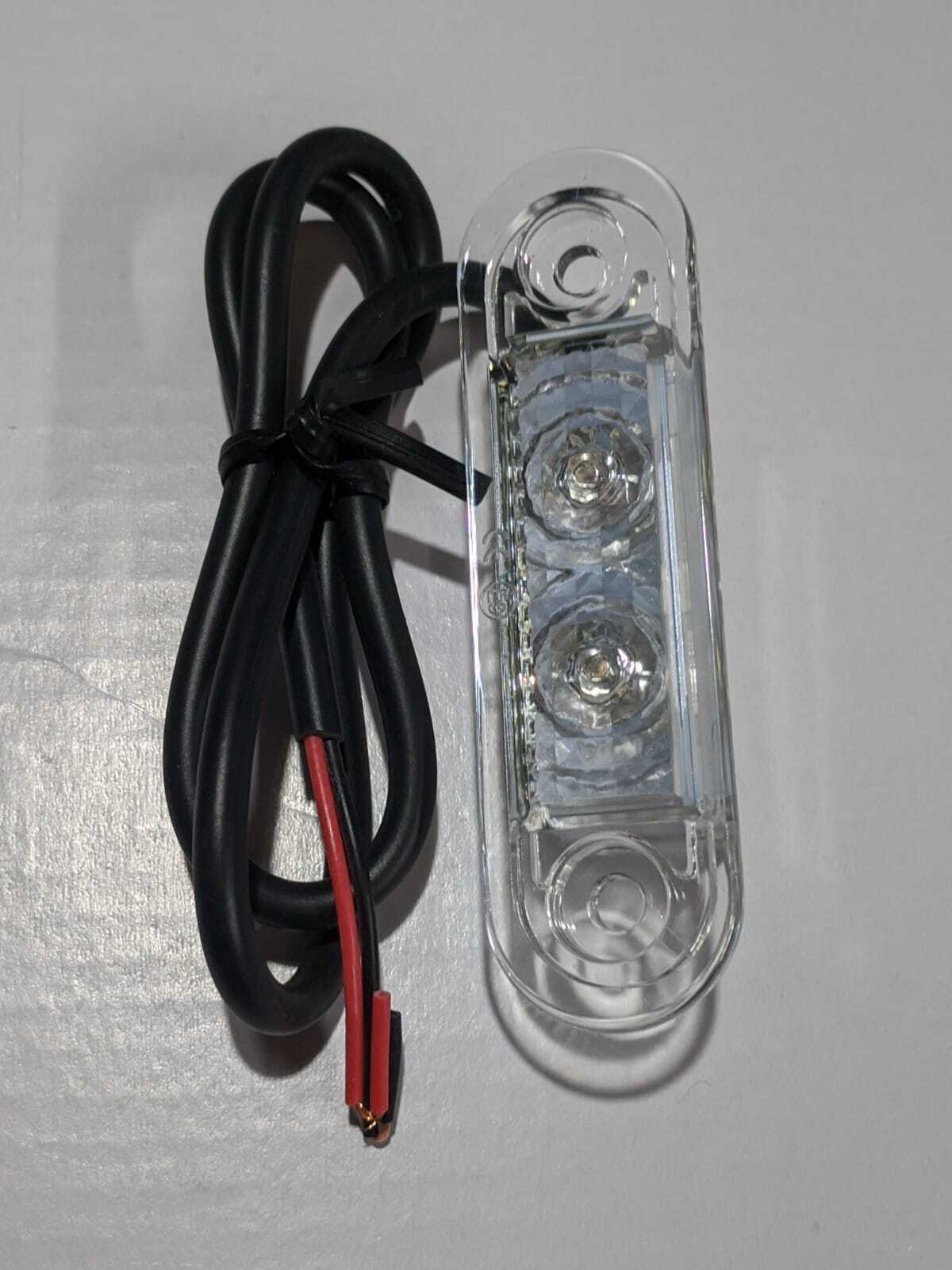 Amber HELLA STYLE LED FLUSH FIT KELSA BAR MARKER LAMP LIGHT 12v 24v fit ...