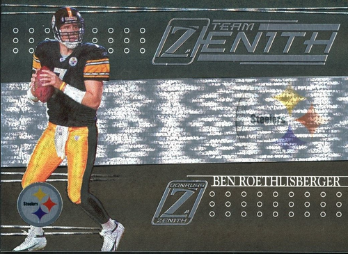 2005 Donruss Zenith - Team Zenith Ben Roethlisberger #TZ-1 for sale online | eBay