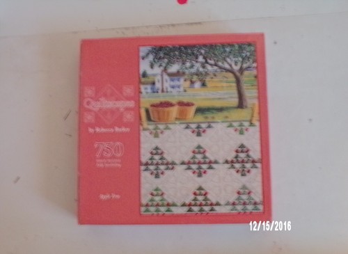 APPLE TREE QUILTSCAPES by Rebecca Barker 750 Piece Jigsaw Puzzle NEW ...