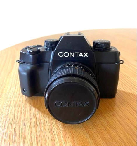 Contax ST 35mm SLR Film Camera w/ Carl Zeiss Planar 1.4/50mm Lens Japan ...