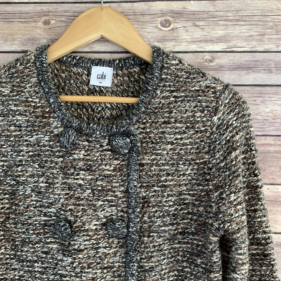 CAbi #3016 Women’s Ritz Double Breasted Sweater Blazer Jacket Cardi ...