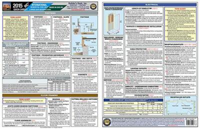 2015 International Residential Code® (IRC) Quick-Card Pamphlet – July ...