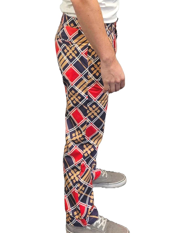 Al Czervik Patterned Golf Pants Caddyshack Movie Costume Rodney ...