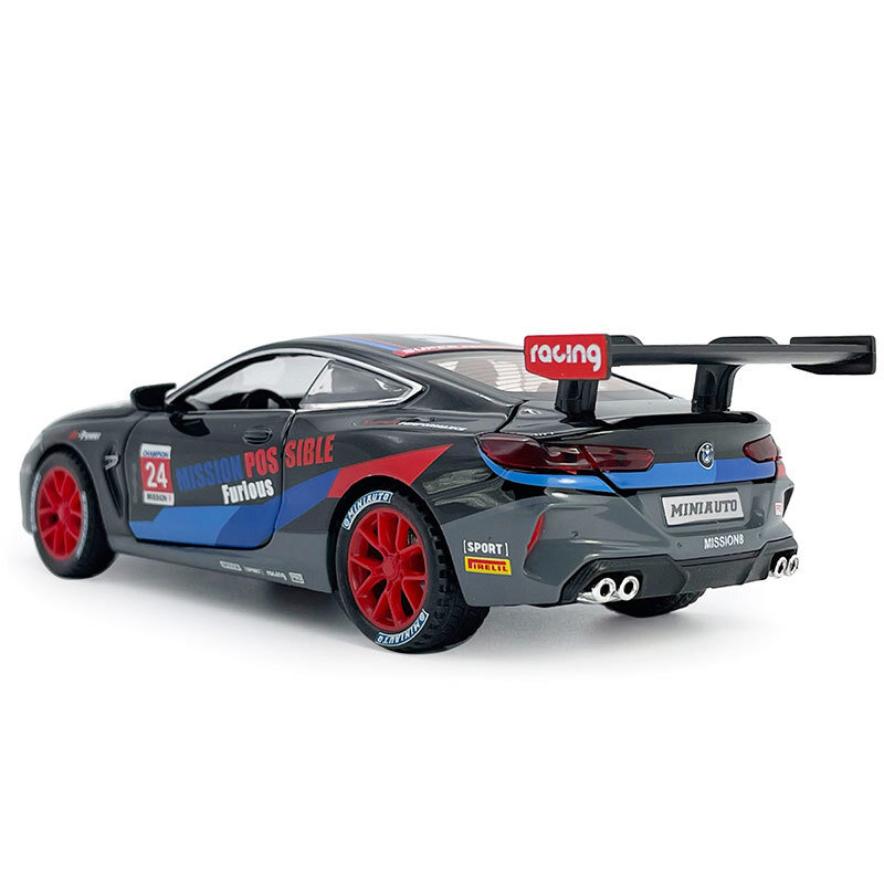 1:32 BMW M8 GTE Model Car Metal Diecast Toy Cars Toys for Boys Kids ...