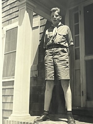 Vintage Photo Boy Scout Uniform Handsome Young Teen Boy BSA 1930's | eBay