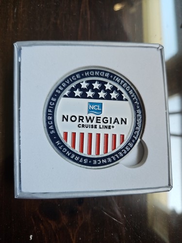 Norwegian Cruise Line Military Challenge Coin Navy Space Air Force Army ...