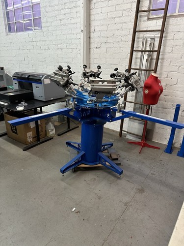 Hopkins BWM screen printing press | eBay