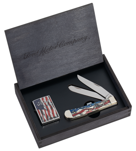 Case xx Ford Trapper 14331 Natural Bone Pocket Knife Stainless and ...