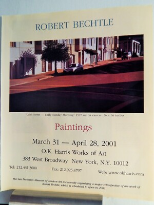 ROBERT BECHTLE ART PIECE VTG ORIG 2001 ADVERTISEMENT | eBay