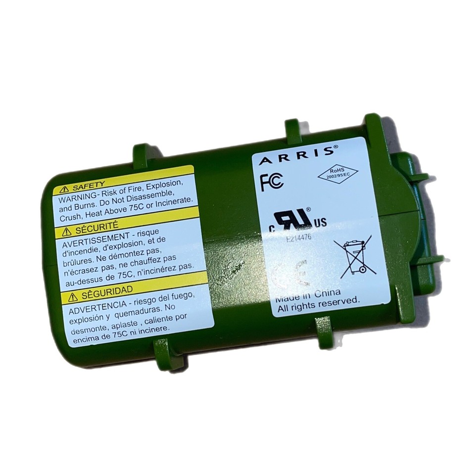 Arris Cable Modem Backup Battery 8.4 VDC 2600 mAh BPB026S | eBay