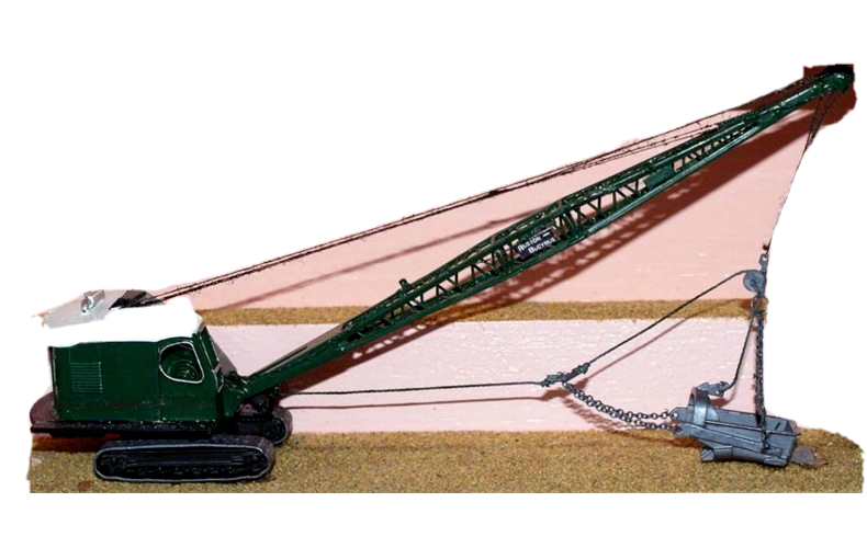 Bucyrus Erie #22Face Shovel Excavator Cast Metal Kit HO Scale By ...