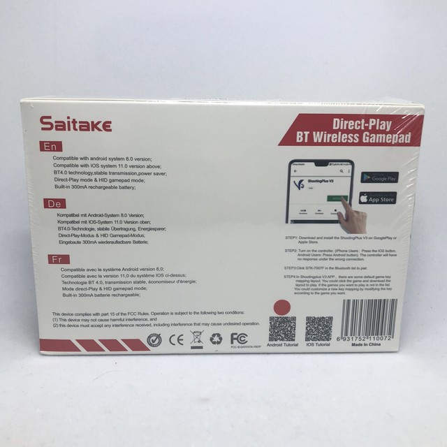 Saitake Stk-7007f1 Wireless Game Mapping Controller for sale online | eBay