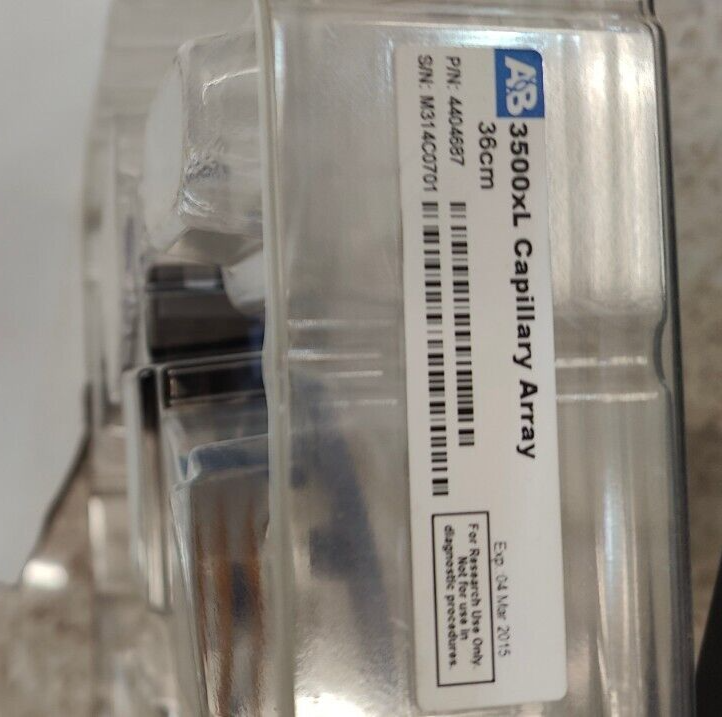 Applied Biosystems 3500xL CAPILLARY ARRAY 4404687 Genetic Analyzer 36 ...