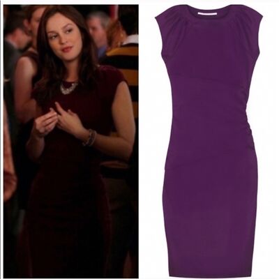 Diane Von Furstenberg purple “Thane” midi dress 8 | eBay