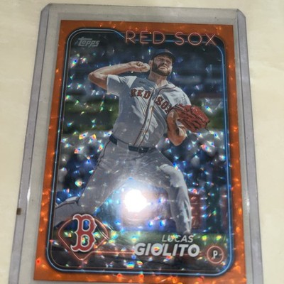 2024 Topps Update Series - Lucas Giolito #US176 Orange Crackle ...