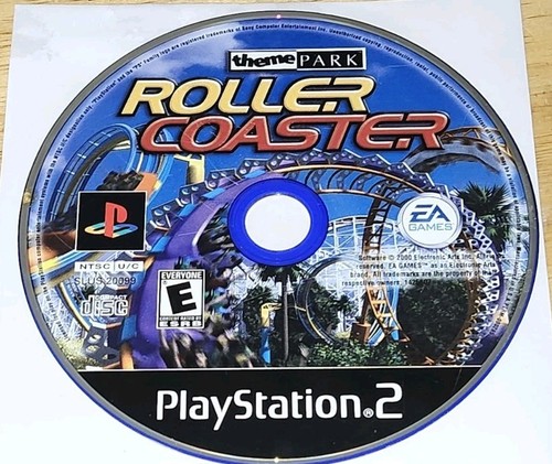 Theme Park Roller Coaster For The PS2 Made By EA Games Disc Only Tested ...