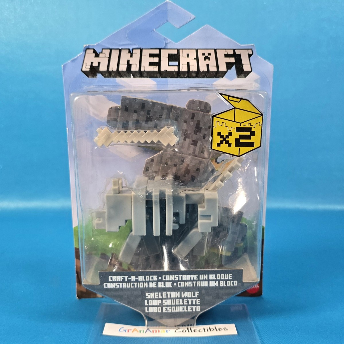 Papercraft Minecraft Mini Lobo Minecraft Man's Best Wolf Pack With 2