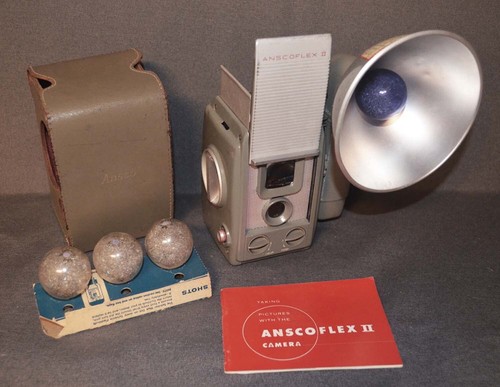 Anscflex II Camera with Flash Attachment - Untested | eBay