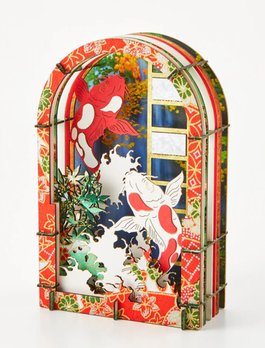 Japanese KIRIE 3D puzzle paper cutting craft kit DIY Noborigoi | eBay