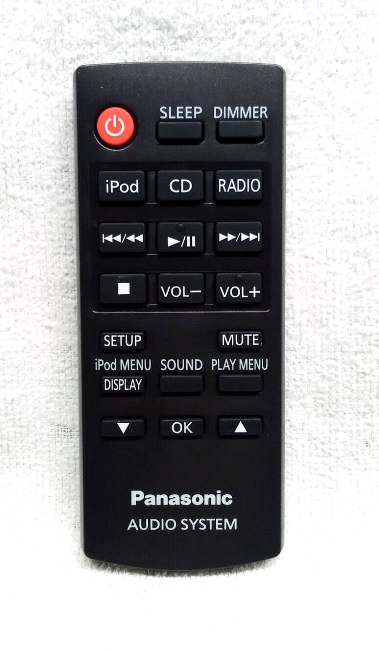 Panasonic N2QAYC000058 Remote Control Audio CD SC-HC27 SC-HC27P SC ...