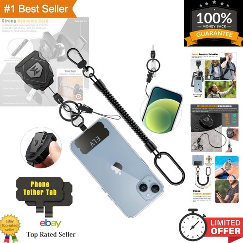 Durable Retractable Badge Reel & Bungee Phone Lanyard - Fast, Secure ...