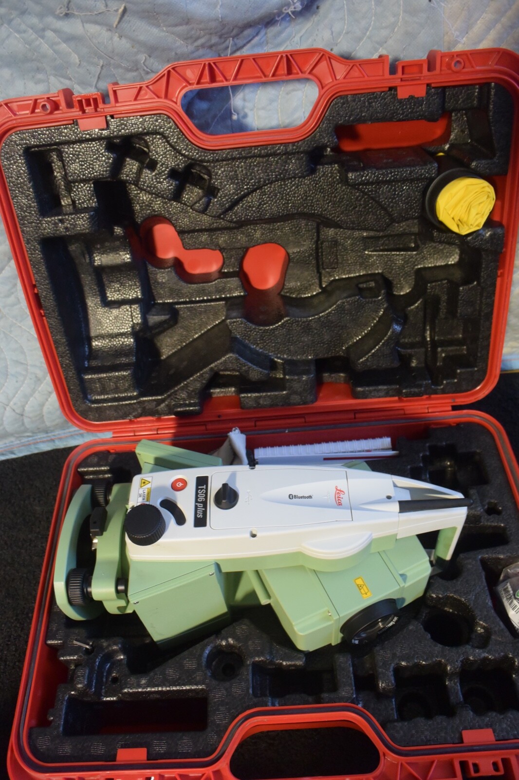 Leica Total Station Model TS06 Plus with Carrying Case | eBay