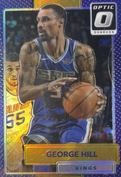 2017-18 Panini Donruss Optic - Dominator Signatures George Hill #12 ...