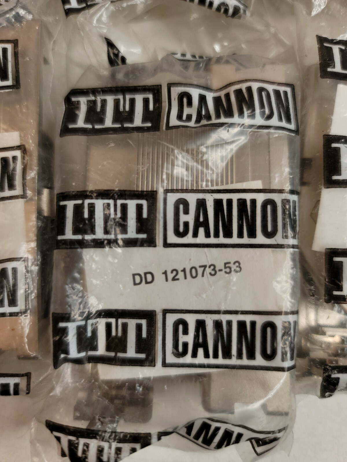 LOT OF 11 DD121073-53 ITT Cannon DSUB Position Connector Backshell NEW ...