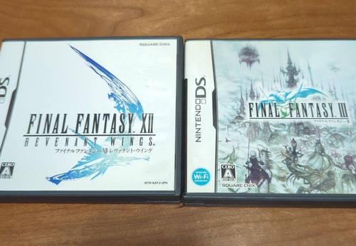 Final Fantasy XII Revenant Wings & III set Nintendo DS Japanese ver ...